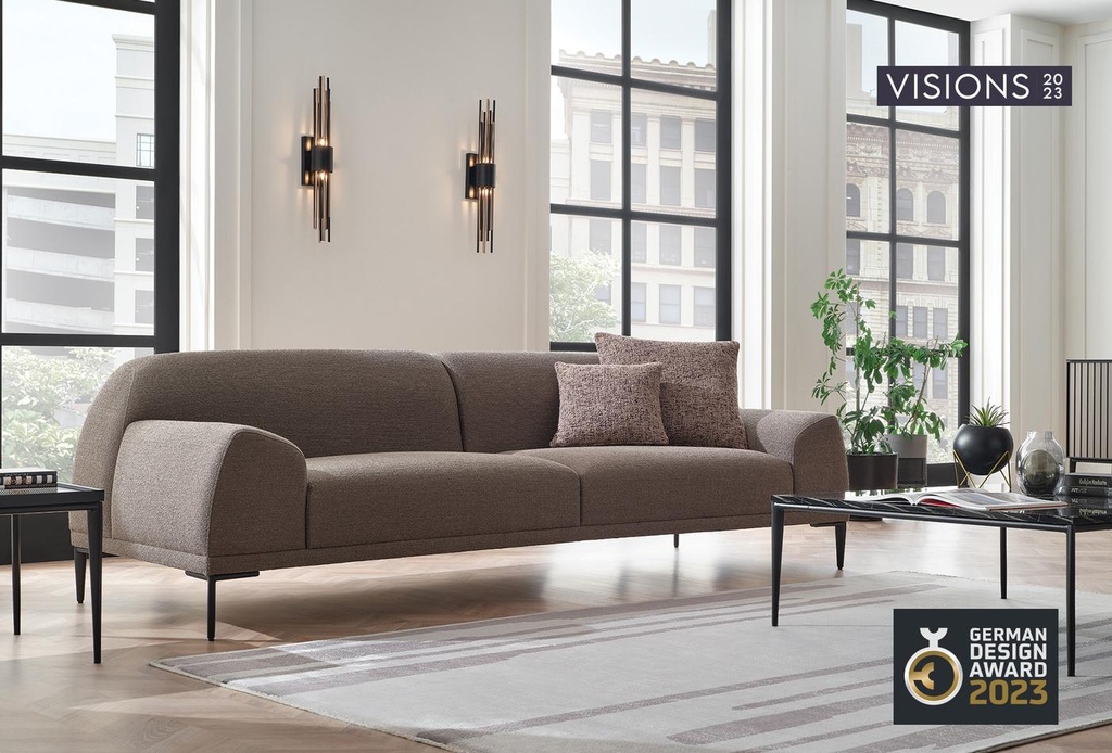 Swan 3-Seater Sofa in Boucle | Enza Home Austral