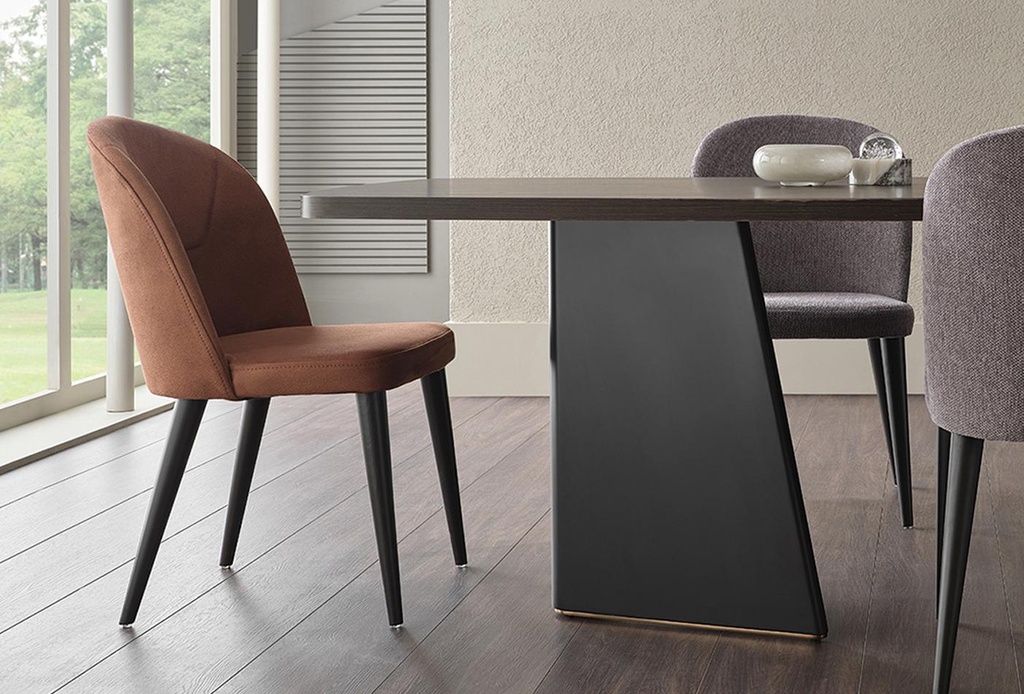 Marion Nubuck Brown Dining Chair | Enza Home